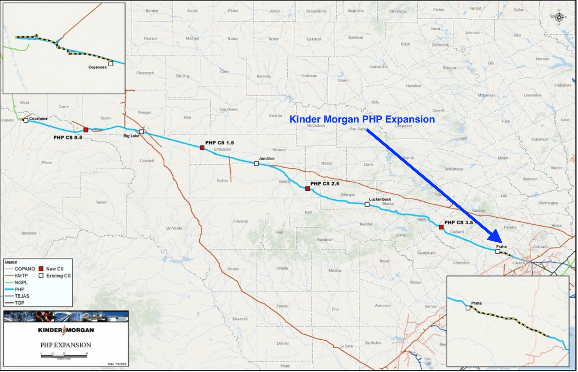 What's the Kinder Morgan Pipeline Expansion in Lavaca County What's the Kinder Morgan Pipeline Expansion in Lavaca County