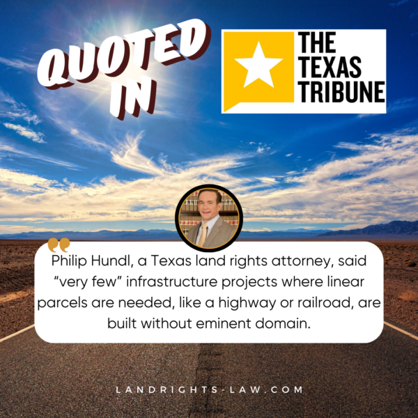 Latest Developments on the Bahia Pipeline - TX Landowner Rights