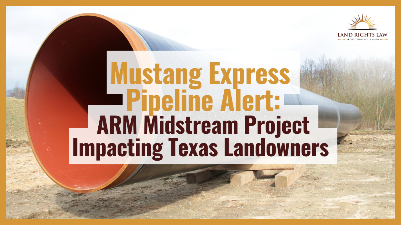 Mustang Express Pipeline Alert: ARM Midstream Project Impacting Texas ...
