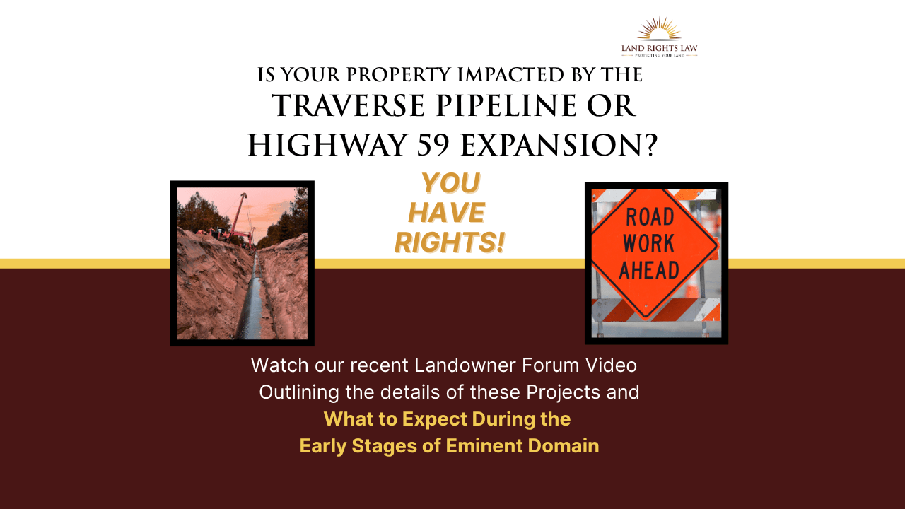 Traverse Pipeline and Highway 59 Expansion Landowner Forum - Texas ...